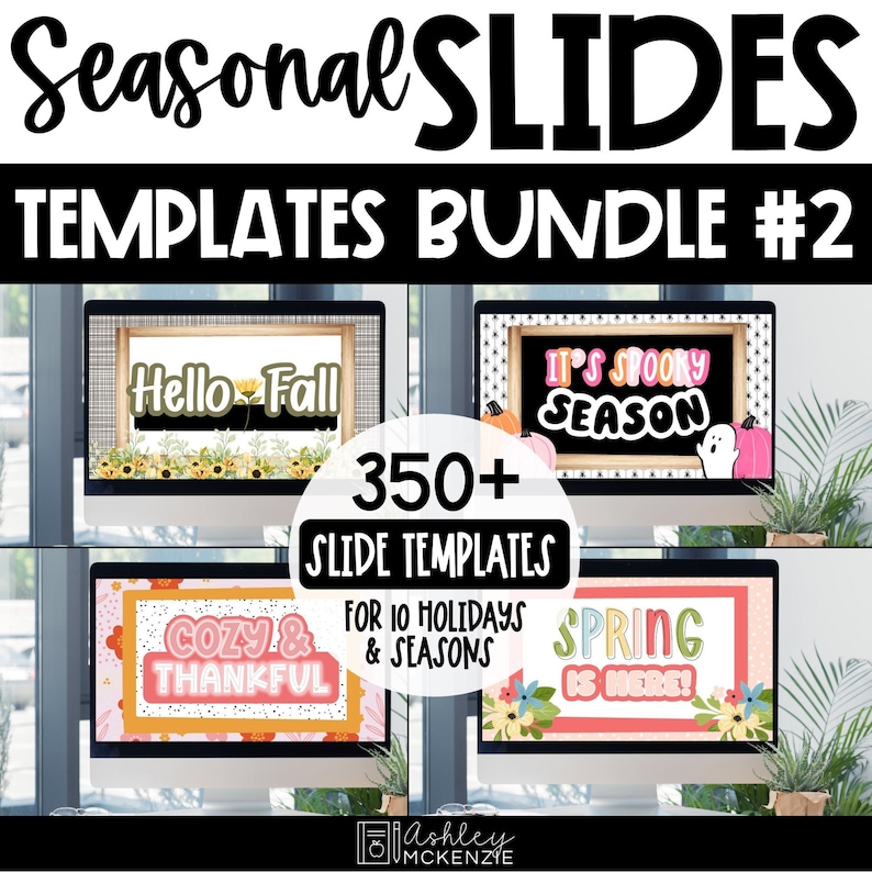 Seasonal Slide Templates for All Year Google Slides Powerpoint ...