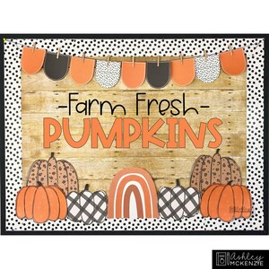 Fall Pumpkins and Halloween Bulletin Board Kit, Classroom Door ...