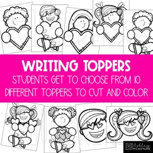 Valentine's Day Kindness Week Writing Crafts, February Creative Writing ...