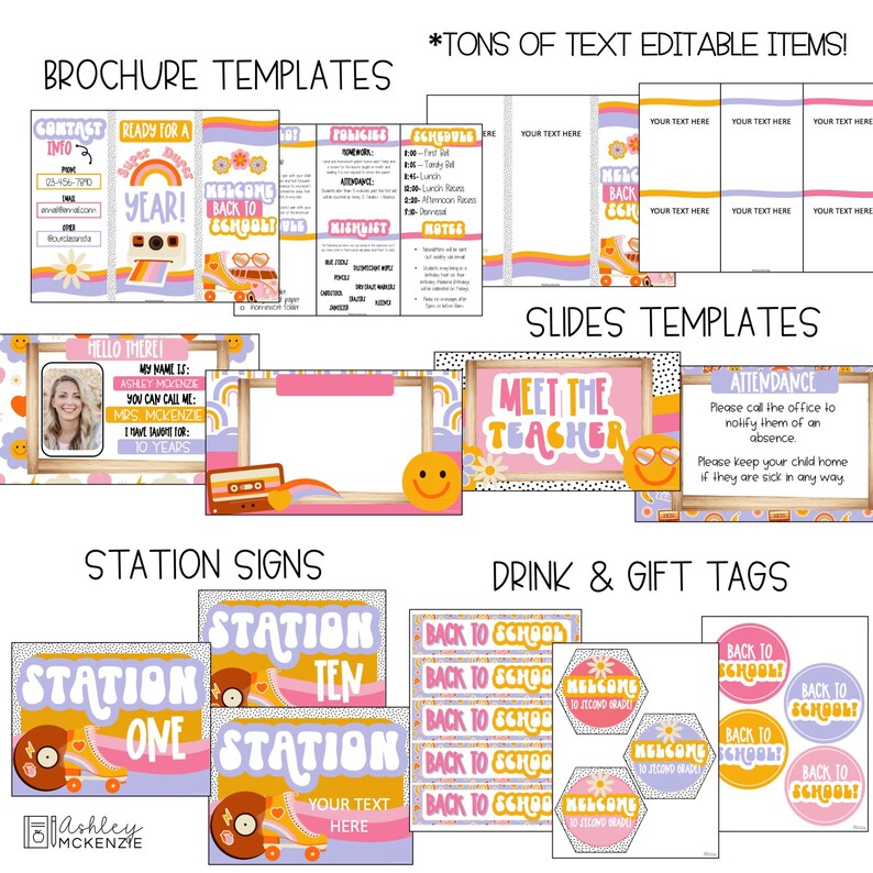 Retro Back to School Open House Meet the Teacher Night - Etsy