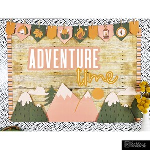 Camping Adventure Back to School Bulletin Board Kit Modern Elementary ...