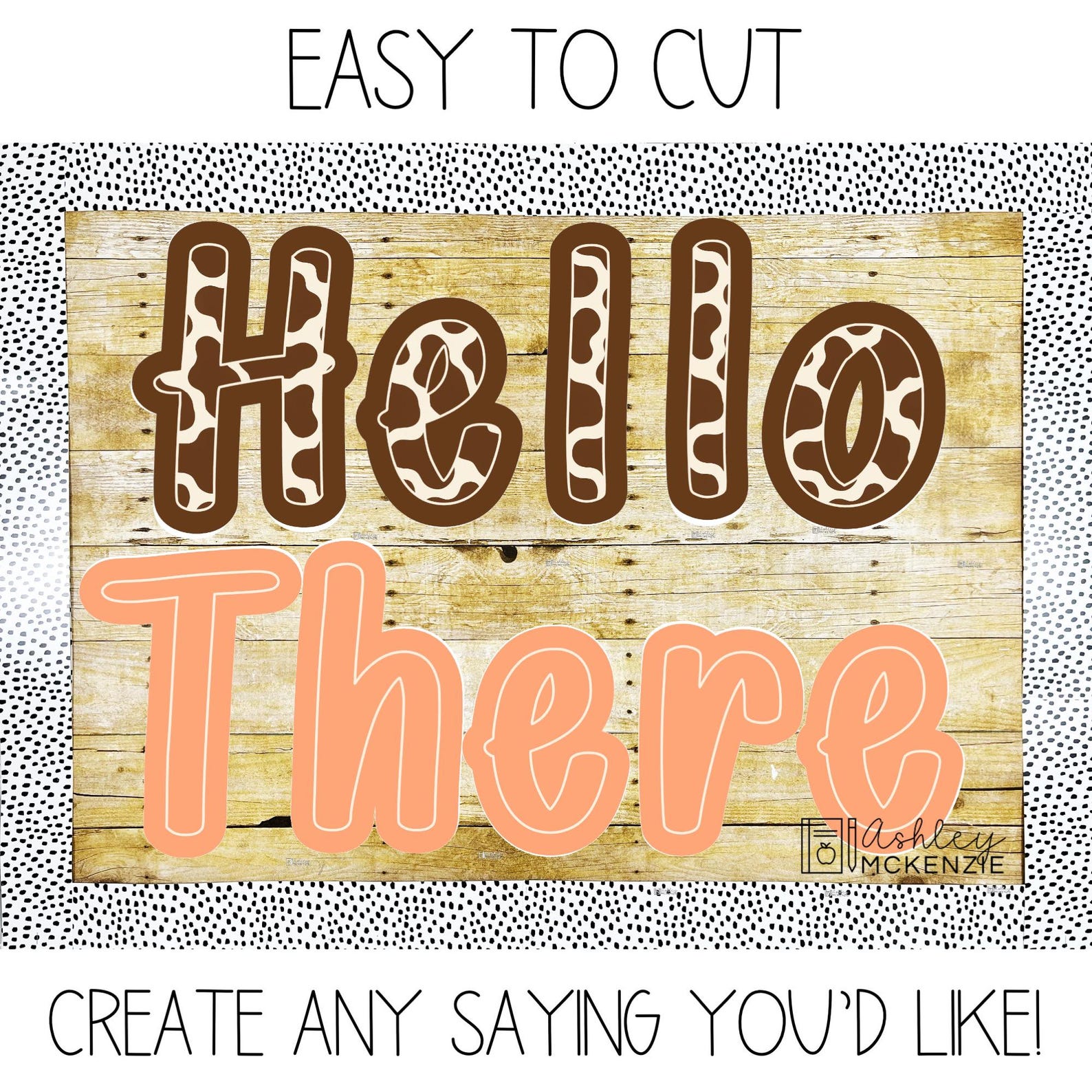 Giddy up Fall Bulletin Board Letters Primary Font Printable Bulletin ...