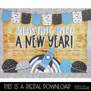 Outer Space Classroom Decor Back to School Bulletin Board Kit Editable ...