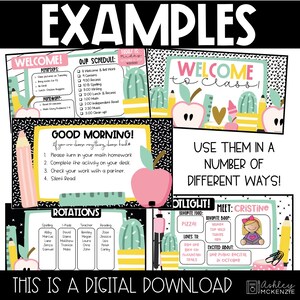 Daily Slides Morning Meeting Templates Bundle for All Year Digital ...