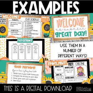 Honey Bee Google Slides and Powerpoint Templates, Bright Class Decor ...