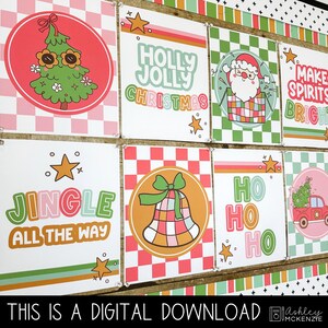 Holly Jolly Christmas Posters and Printable Bulletin Board Borders ...