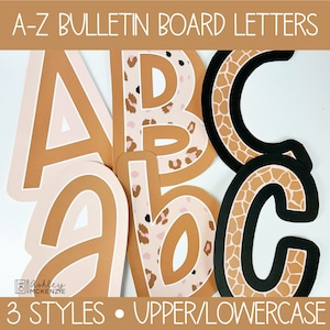 Animal Print Classroom Decor Boho Back to School Bulletin Board ...