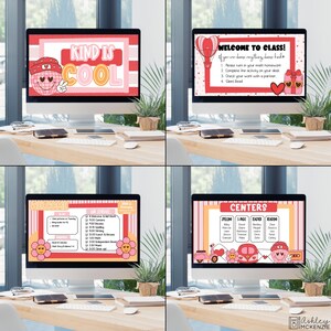 February Morning Slides, Valentine's Day Slide Templates, Daily Slides ...