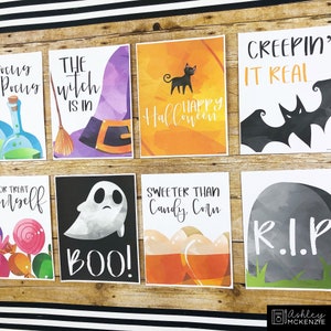 Halloween Classroom Posters, Easy Autumn Classroom Decorations - Etsy