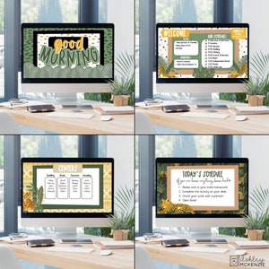 Modern Jungle Google Slides and Powerpoint Templates, Safari Theme ...