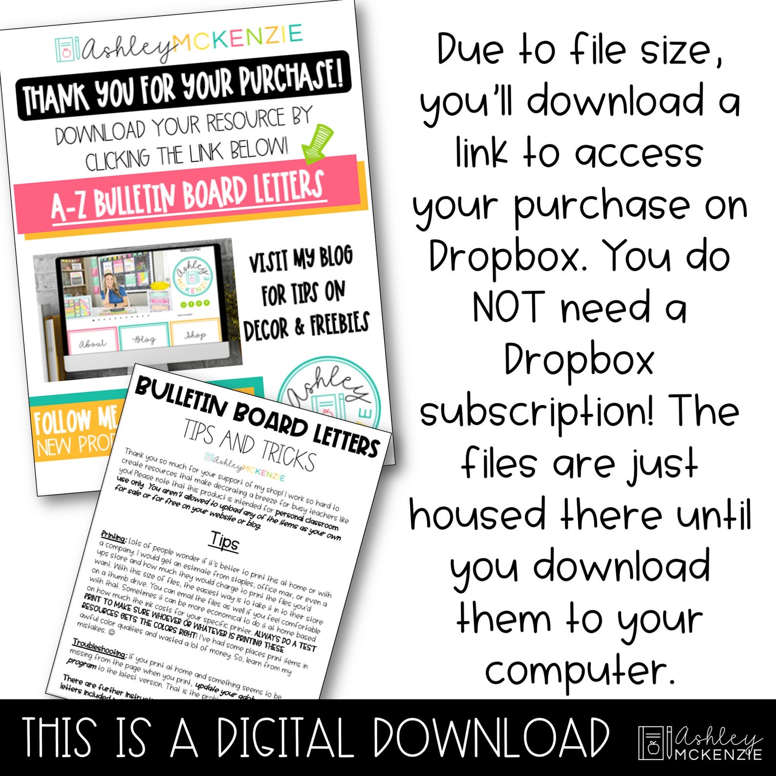 Neutral Color Bulletin Board Letters A-Z Primary Font Printable ...