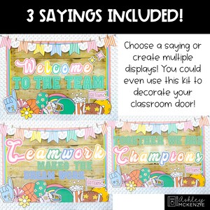 Sports Bulletin Board Bundle, Motivational Posters, Google Slides ...