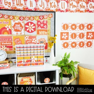 Daisy Themed Classroom Decor Bundle Bright Colors Editable Classroom ...