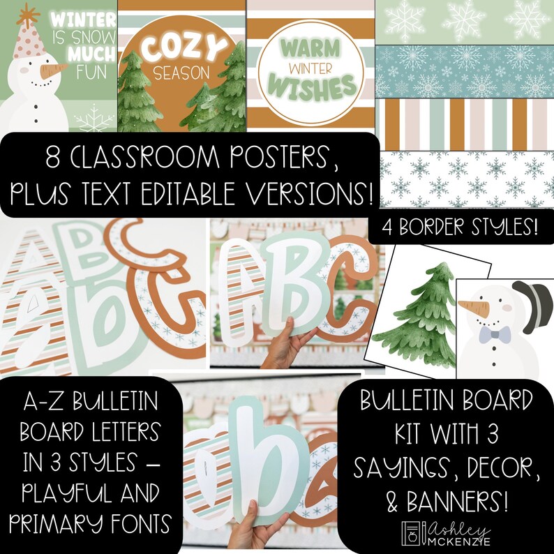 Winter Bulletin Board Ideas, Winter Chill Theme, Snowman Bulletin Board ...
