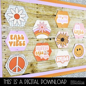 Retro Fall Bulletin Board Ideas Autumn Door Decor Groovy Classroom ...