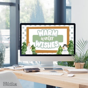Winter Chill Themed Google Slides and Powerpoint Templates, Seasonal ...