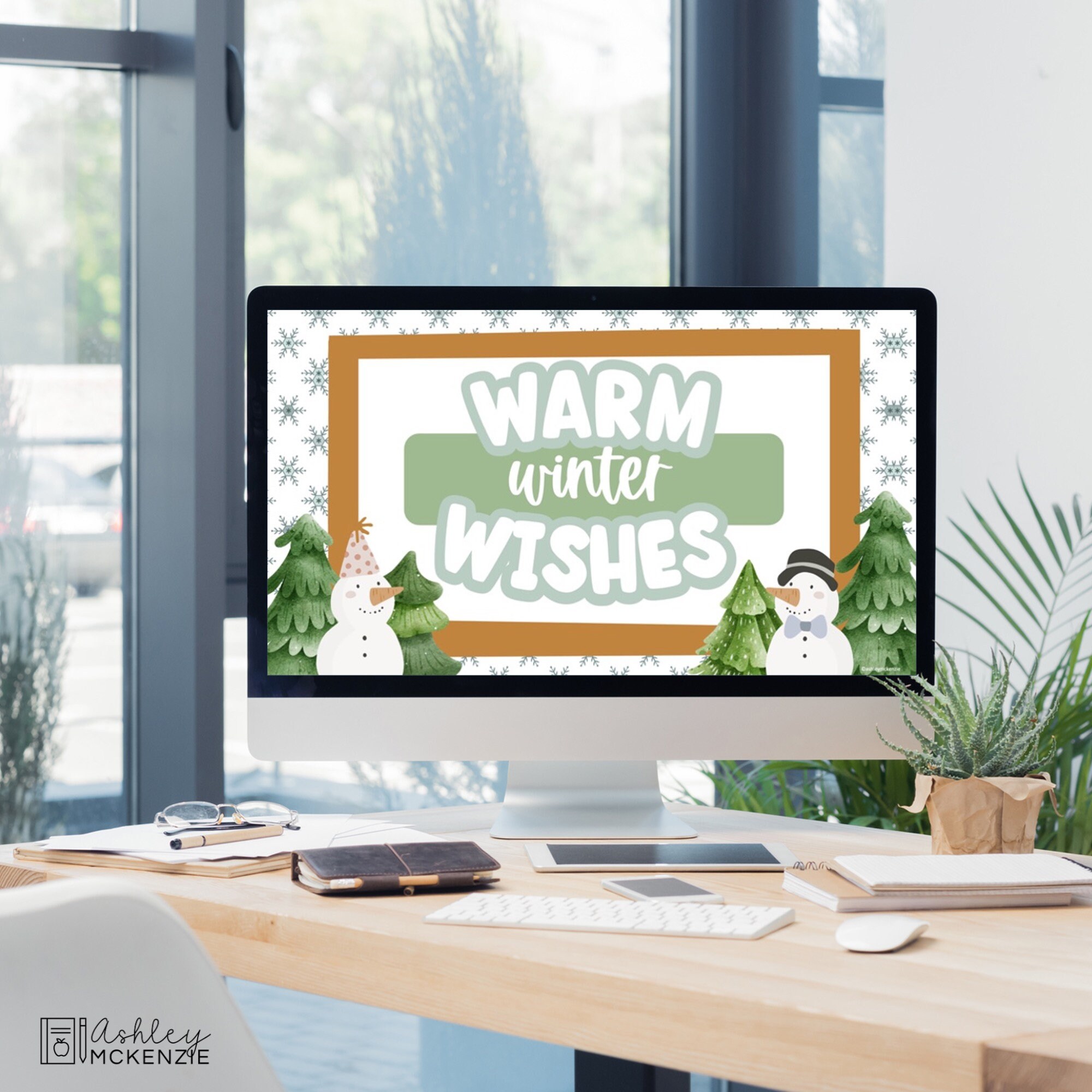 Winter Slides January Daily Slides Powerpoint Templates Digital ...