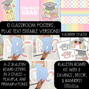 Graduation Bulletin Board Bundle, End of Year Countdown, Graduation ...