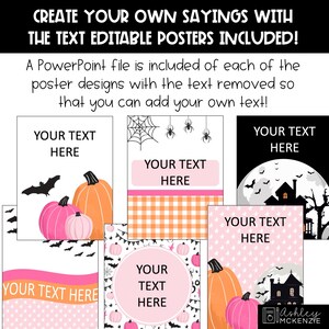 Halloween Classroom Posters, Boo Street Theme, Autumn Class Decor, Easy ...