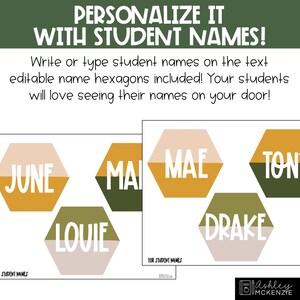 Spring Classroom Door Decor Kit, Spring Garden Theme, Easy and Modern ...