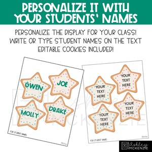 Winter Cookies Bulletin Board or Door Decor, Easy Seasonal Classroom ...