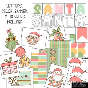 Holly Jolly Christmas Bulletin Board Kit December Bulletin Board Ideas ...