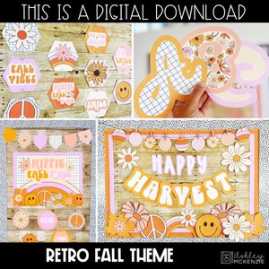 Retro Holidays and Seasonal Classroom Decor, Bulletin Board Kits ...