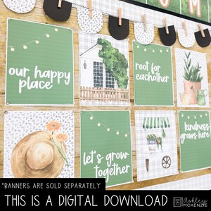 Modern Garden Bulletin Board Ideas, Motivational Posters & Printable ...