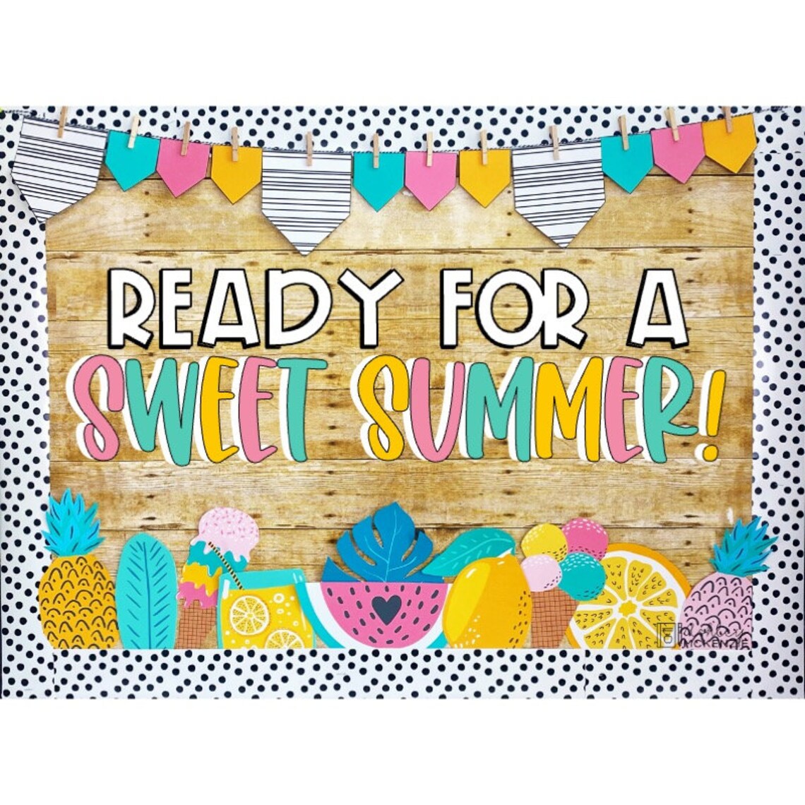 Sweet Summer Bulletin Board or Classroom Door Decor Easy and - Etsy