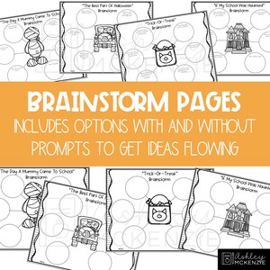 Halloween Writing Crafts Fall Creative Writing October Elementary ...