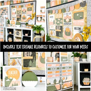 Camping Adventure Classroom Decor Bundle Elementary School Decorations ...