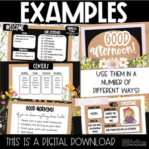 Wildflowers Google Slides and Powerpoint Templates, Nature Theme Class ...