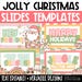 Holly Jolly Christmas Slide Templates, Winter Morning Slides, December ...