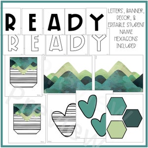 Mountain Back to School Bulletin Board or Classroom Door Decor, Easy ...