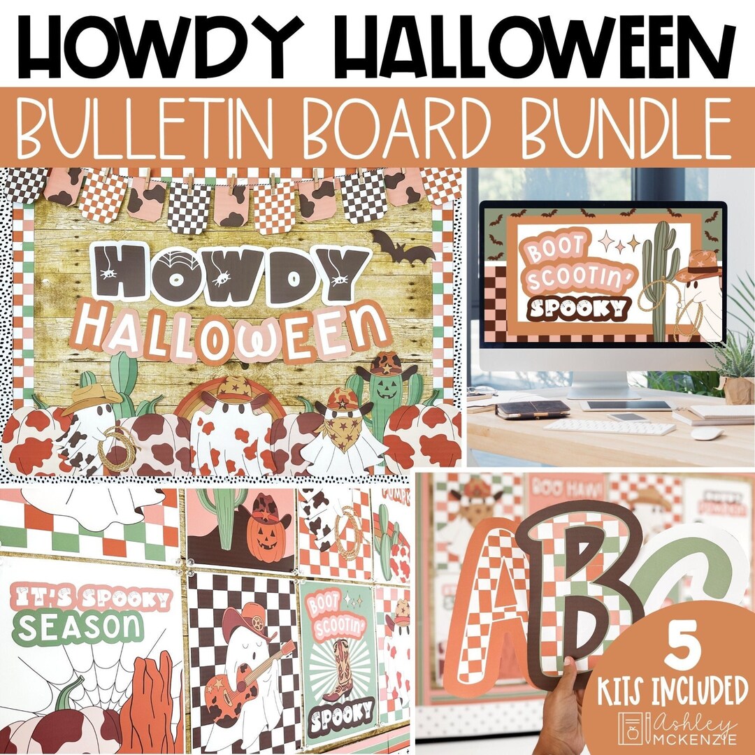 Howdy Halloween Classroom Decor Western Decor Fall Bulletin Board Ideas ...