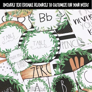 Modern Farmhouse Classroom Decor Bundle, Back to School Bulletin Board ...