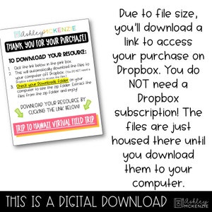 A Trip to Hawaii Powerpoint Lesson and Activities Pack Virtual Field ...