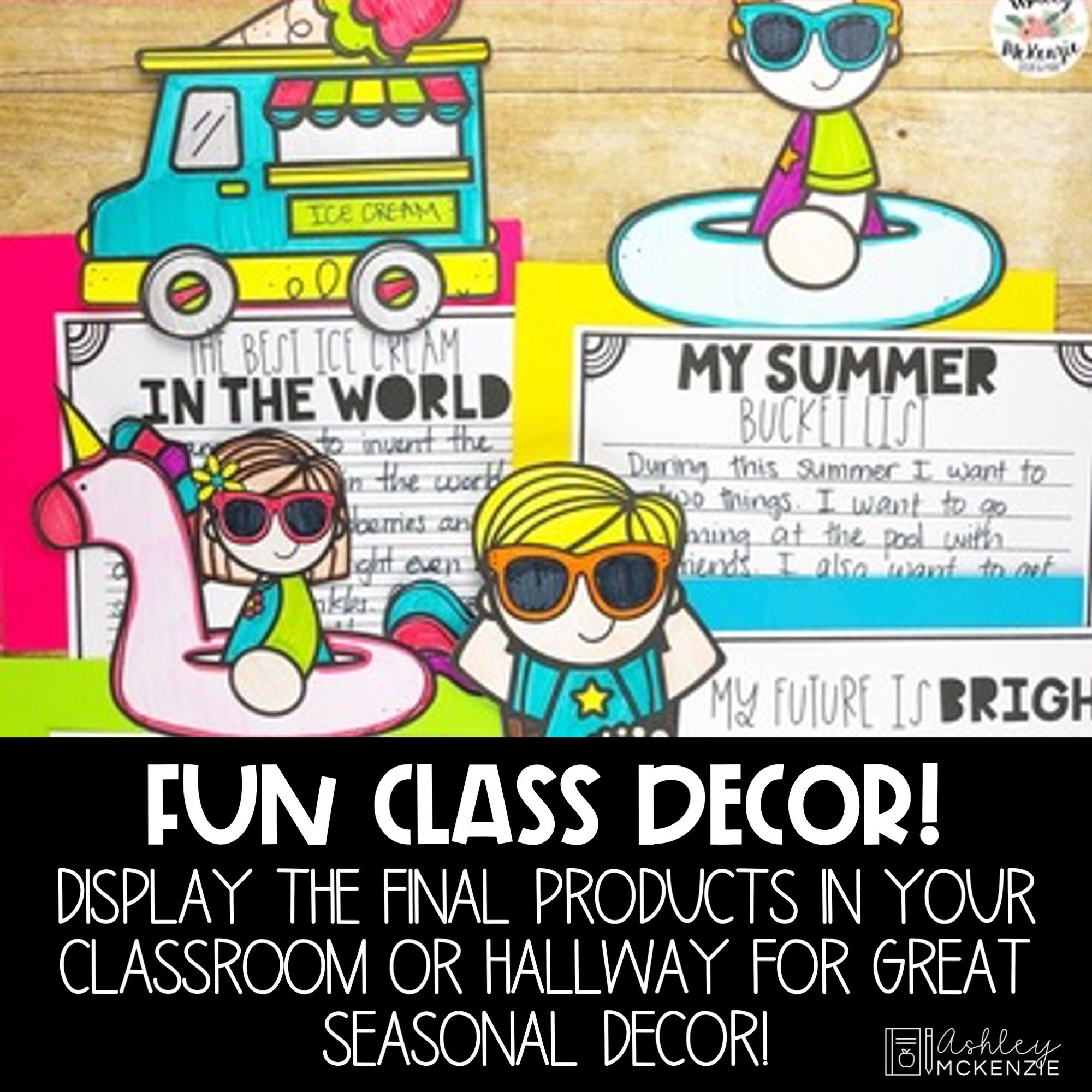 End of the Year and Summer Writing Crafts, May Creative Writing Prompts ...