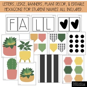 Fall Letter Ledge Bulletin Board Kit or Classroom Door Decor, Easy and ...