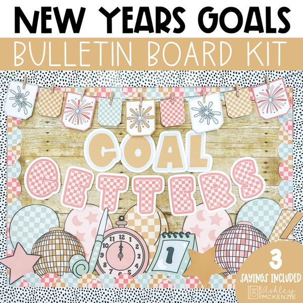 New Year Bulletin Boards - Etsy