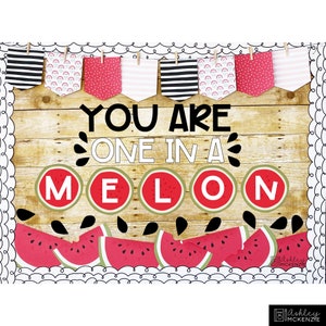 Summer Watermelons Bulletin Board or Classroom Door Decor, Easy and ...