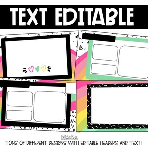 Rainbow Brights Google Slides and Powerpoint Templates, Bright Class ...