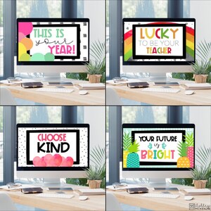 Daily Slides Morning Meeting Templates Bundle for All Year Digital ...
