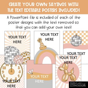 Retro New Year Classroom Posters, Holiday Season Theme, Easy Seasonal ...