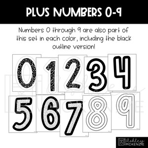 Black and White Classroom Decor Terrazzo Style A-Z Bulletin Board ...