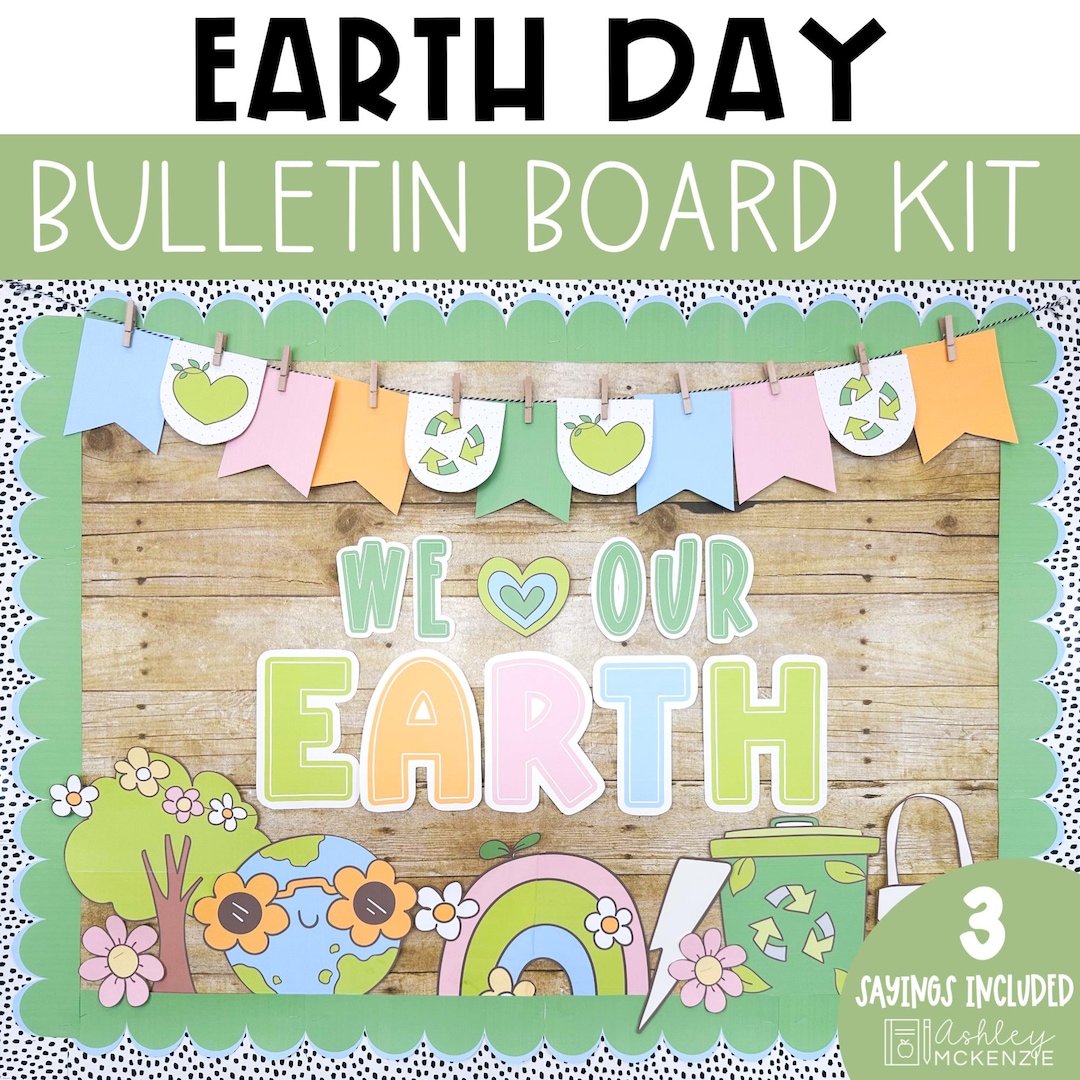 Earth Day Bulletin Board, April Bulletin Board Ideas, Printable Borders ...