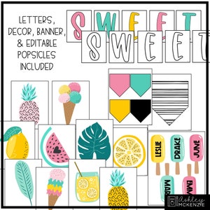 Sweet Summer Bulletin Board or Classroom Door Decor, End of Year ...