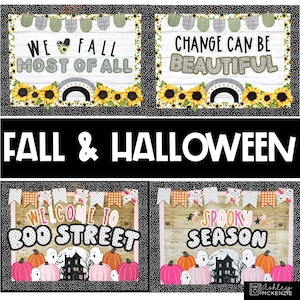 Bulletin Board Kits Bundle #6 Seasonal Classroom Decor for All Year ...