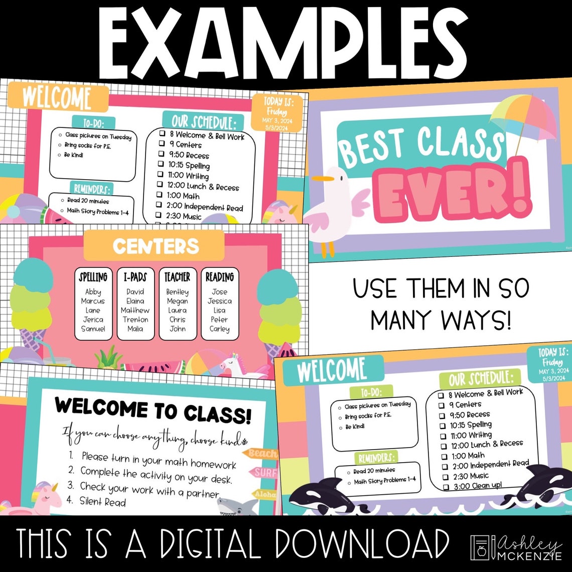 End of Year Google Slides and Powerpoint Templates, Countdown to Summer ...