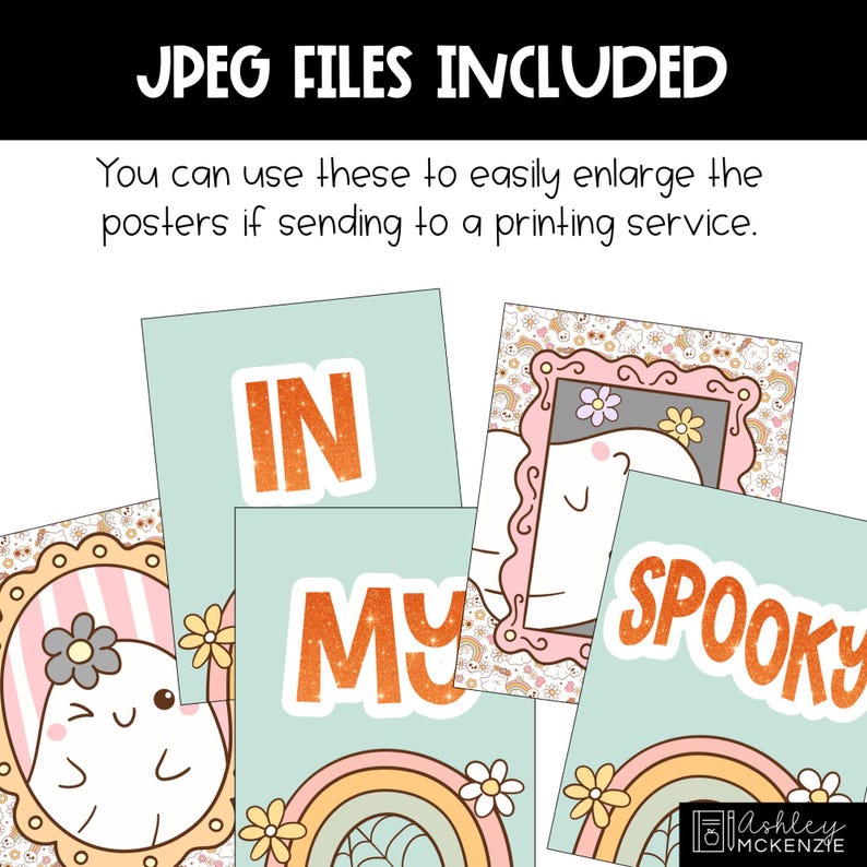 Halloween Bulletin Board Ideas Life of a Classroom Ghost Posters ...